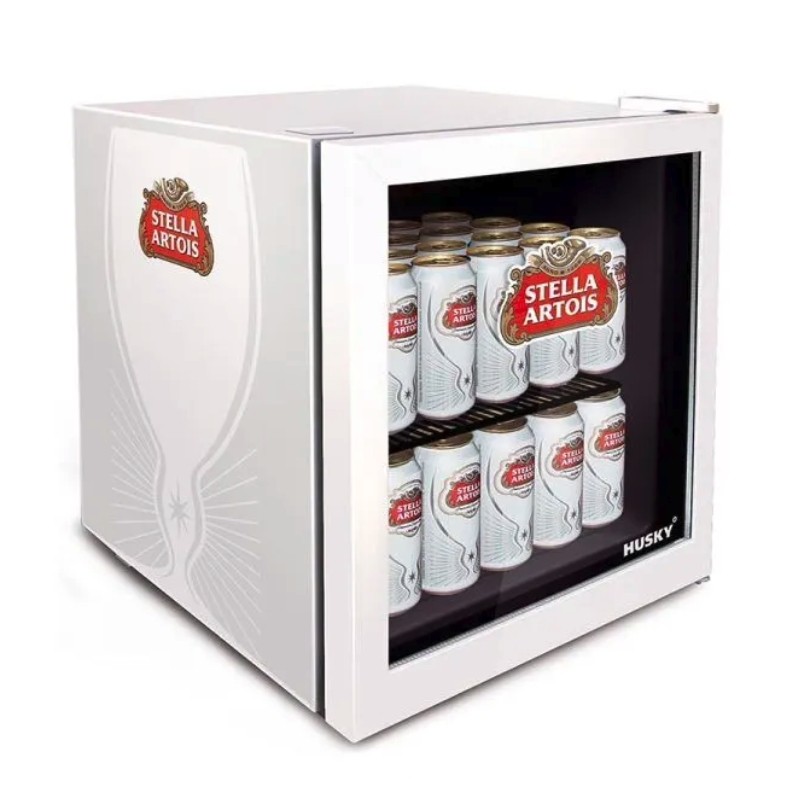 Stella Artois Branded Glass Door Display Mini Fridge Drinks Cooler