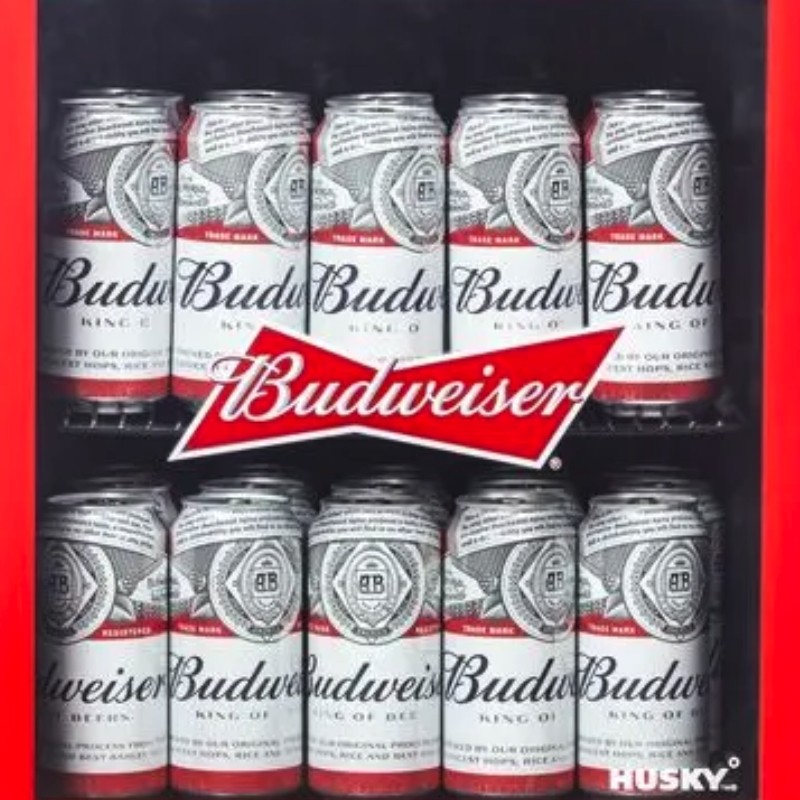 budweiser drinks fridge